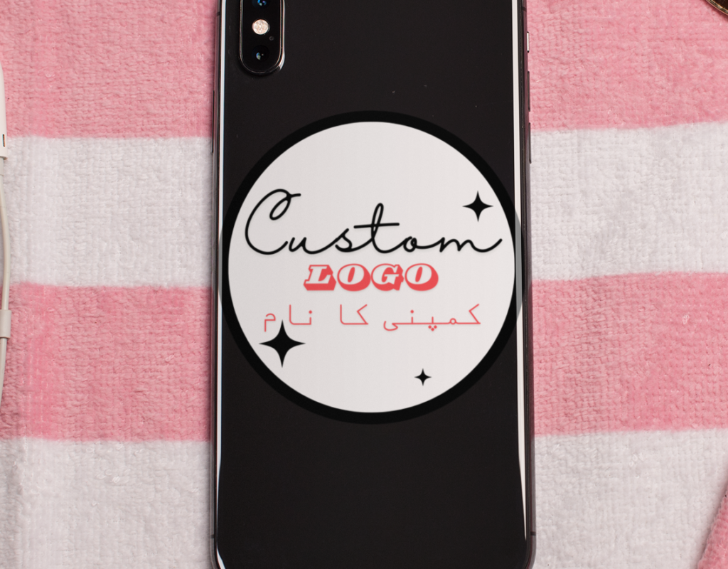 Custom Logo Sticker Business Name Sticker Pack of 50 - Sticker Company ...